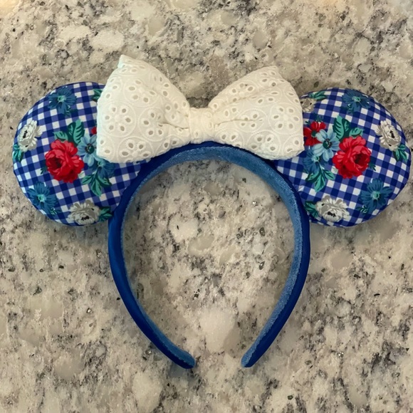 Disney | Accessories | Disney Gingham Cottage Core Ears | Poshmark
